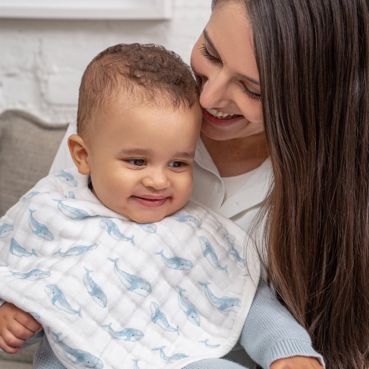 Organic Cotton Burpy Bibs 2 Pack