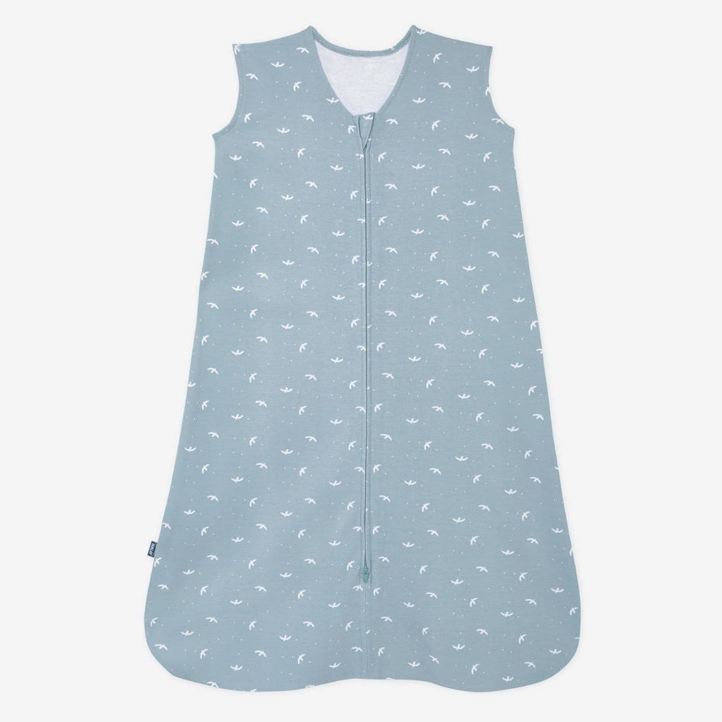 Blue Bird Print Cotton Sleep Sack |Small | HALO