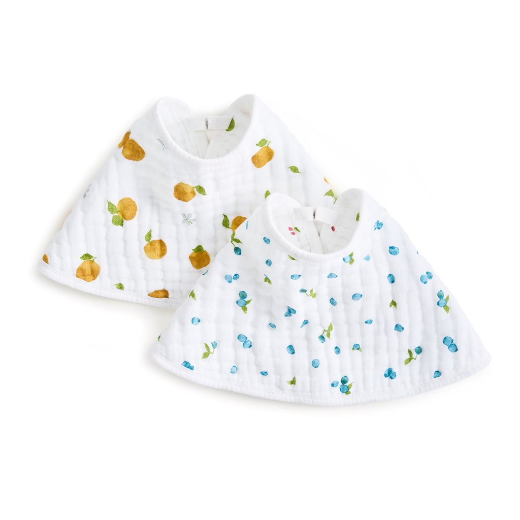 Organic Cotton Muslin Oversized Burpy Bib in Fresh Fruit | aden + anais