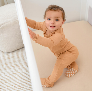 3-in-1 Convertible Full Size Wood Baby Cribs with Mesh Walls, White ...