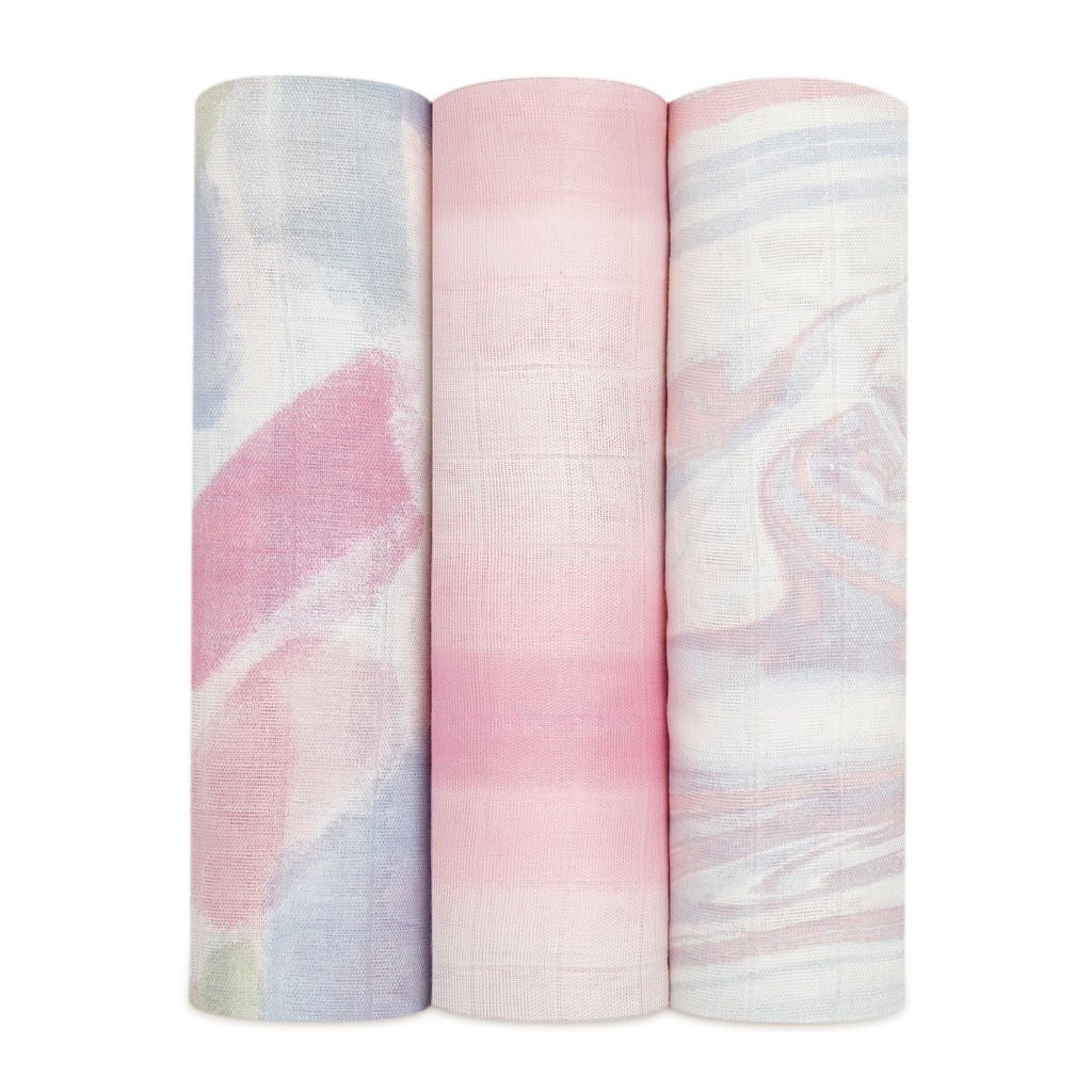 Florentine Silky Soft Muslin Swaddle 3pk | aden + anais